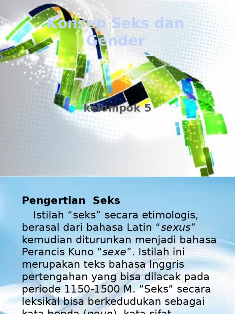 Konsep Seks Dan Gender Pdf