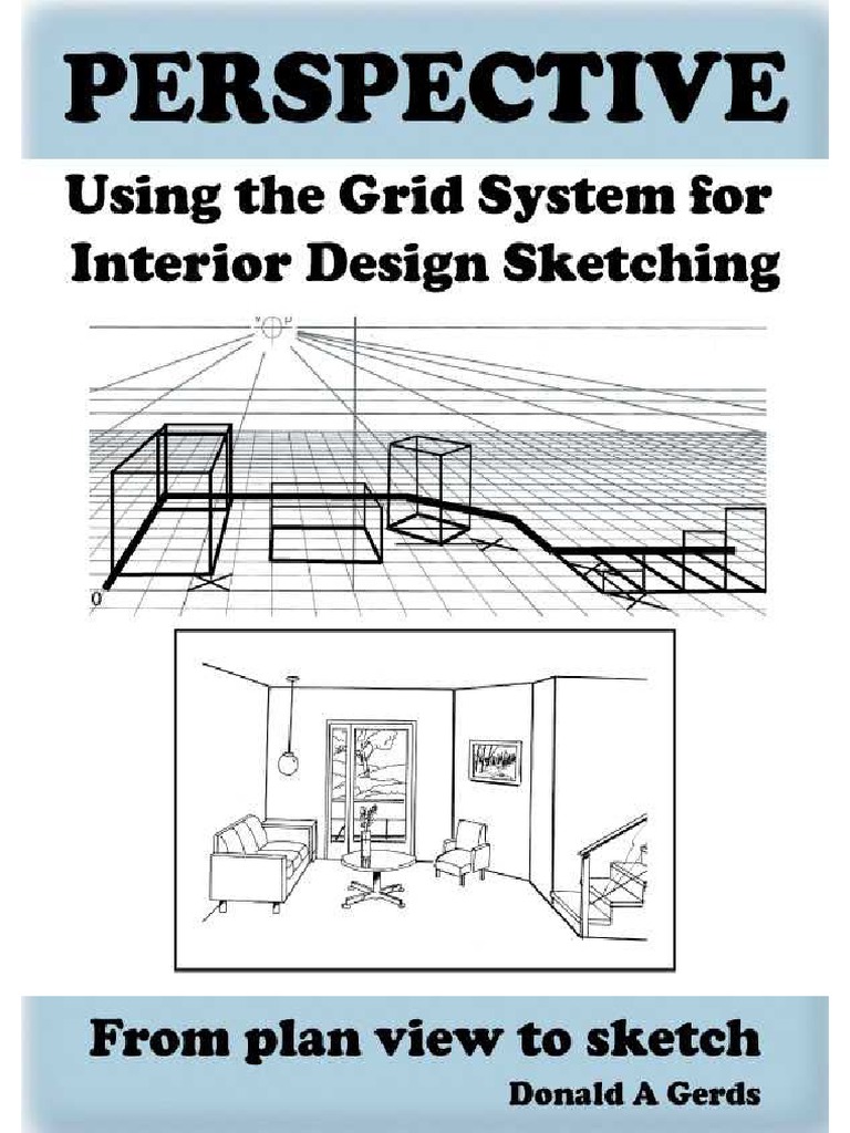 2 Point Perspective Interior Grid