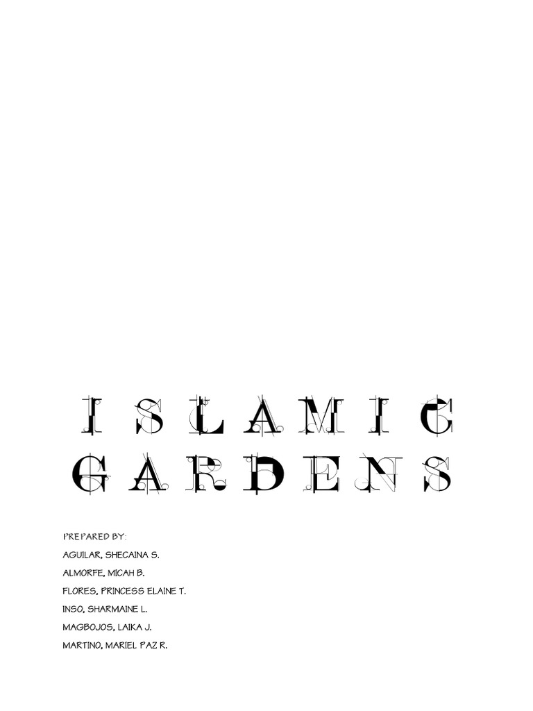 Islamic Gardens | PDF | Religion And Belief | Nature