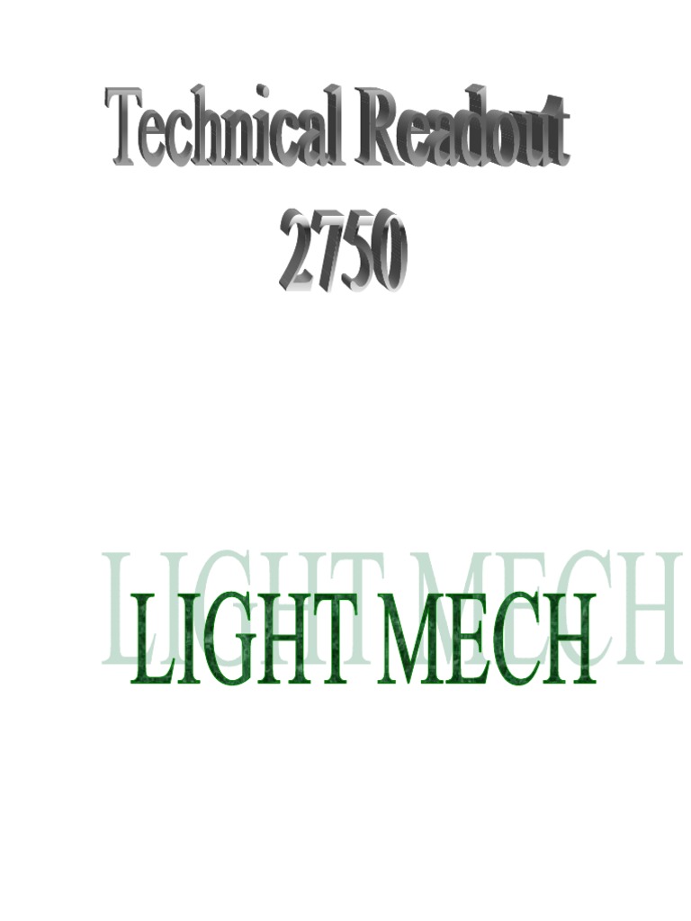Technical Readout (TRO) 2750 (Fan Made) | PDF | Missile | Battle Tech