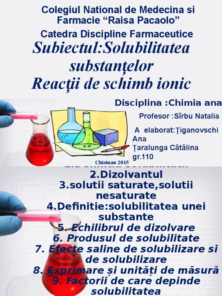 Chimia Analitica | PDF