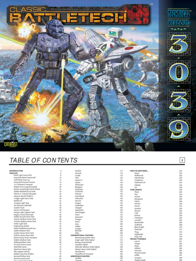 Technical Readout (TRO) 3039 (OEF) | PDF | Armoured Fighting Vehicles ...