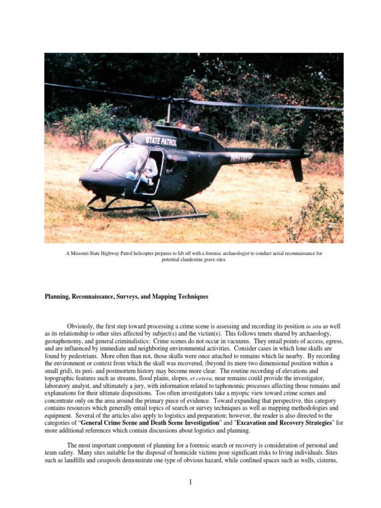 Planning Recon Surveys Mapping PDF | PDF | Archaeology | Psychological ...