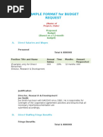 USAID Budget Template Overview | PDF