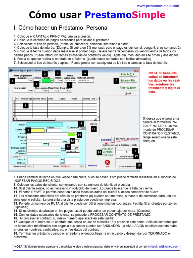 Como Usar Prestamo Simple | PDF | Pagos | Tasas de interés