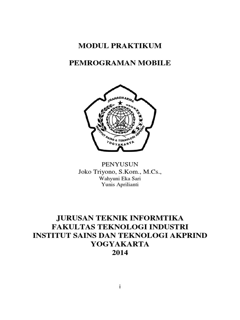 Modul Praktikum Pemrograman Mobile Penyu PDF | PDF