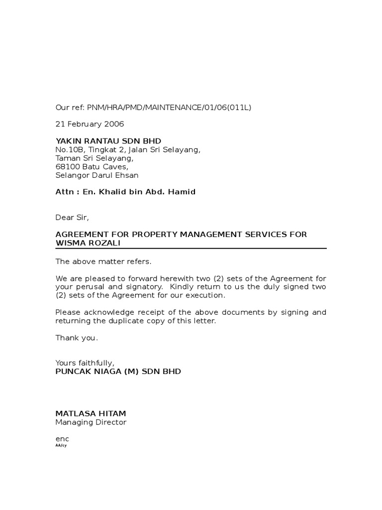 011 Letter Approval For Building Management | PDF