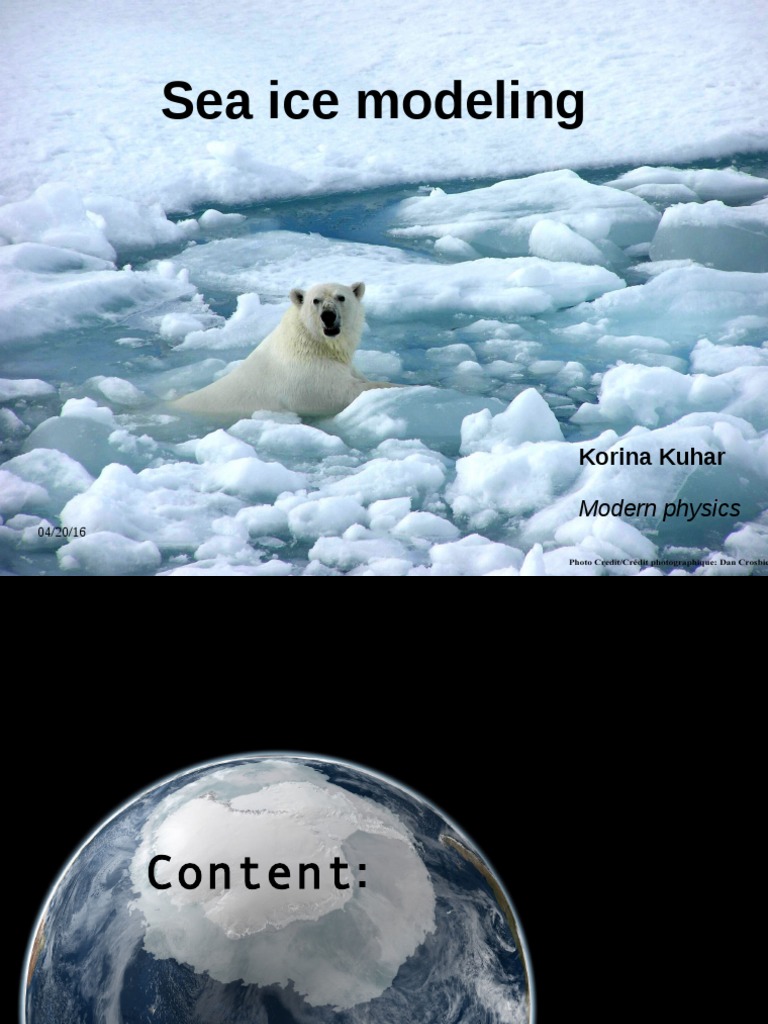 Sea Ice Modeling | PDF | Sea Ice | Ice