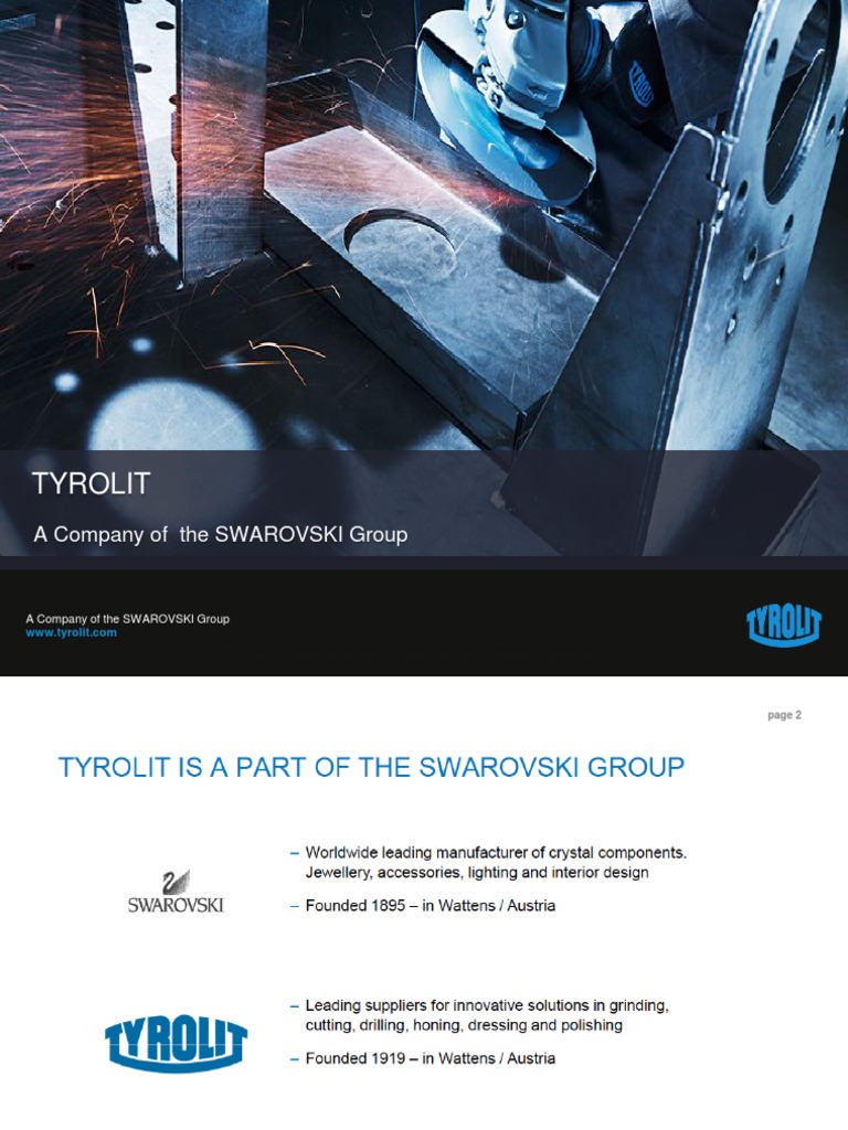 Tyrolit - Intro | PDF | Grinding (Abrasive Cutting) | Building Materials