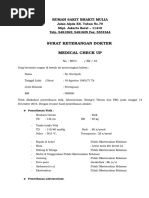 Format Asli Laporan Hasil Mcu | PDF