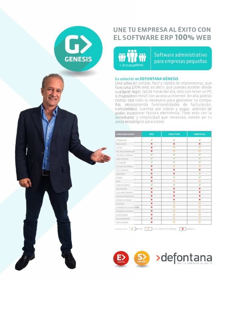 Erp Genesis | PDF | Planificación de recursos empresariales | Contabilidad