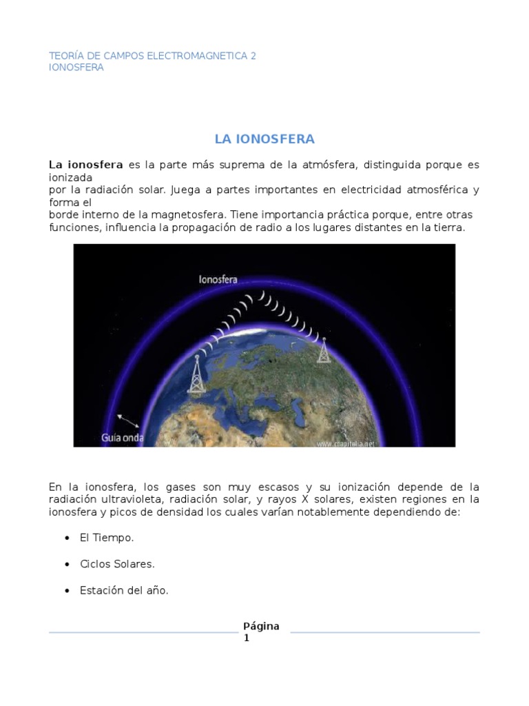 La Ionosfera | PDF | Ionosfera | Meteoroide