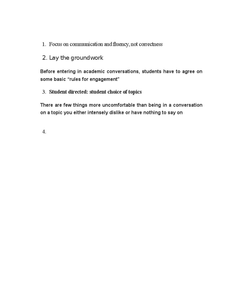 Conversational English Rules | PDF