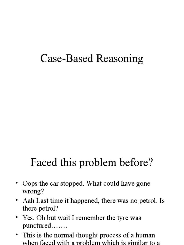 Case Based Reasoning | PDF | Cognitive Science | Epistemology
