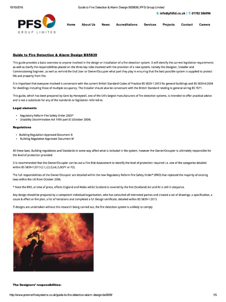 Design Fire Alarm System PDF | PDF