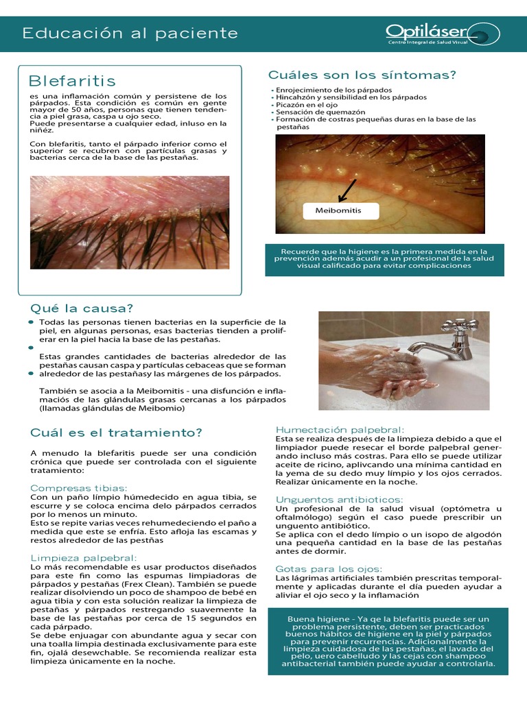 Blefaritis Definicion y Tratamiento | PDF | Especialidades Medicas ...