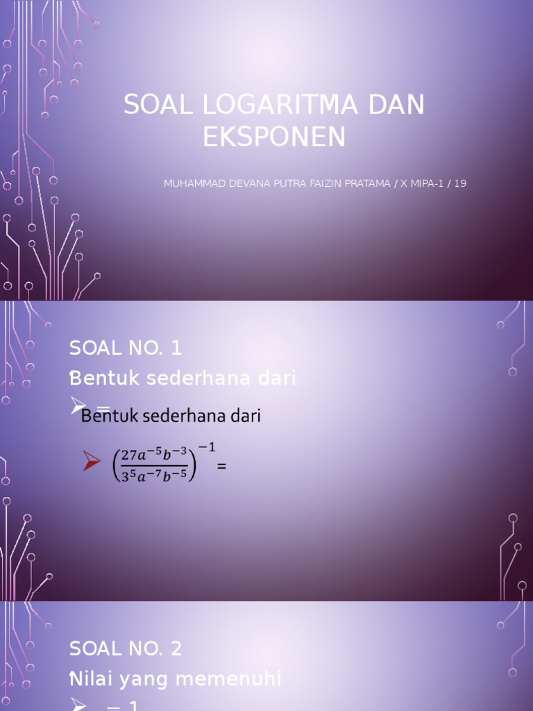 Soal Logaritma | PDF