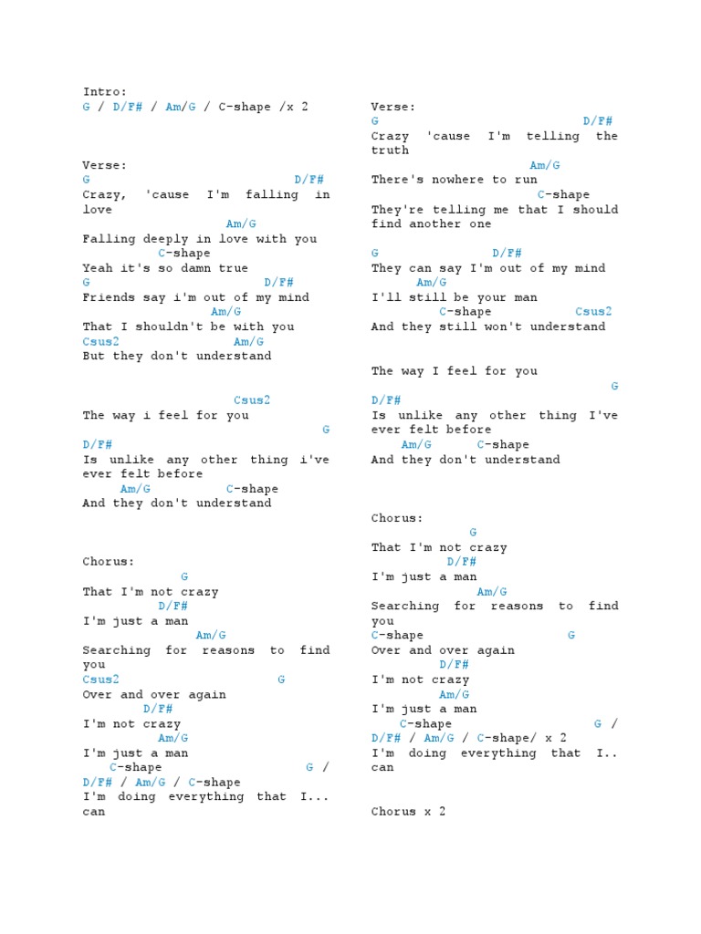 Crazy By Andrew Garcia Pdf