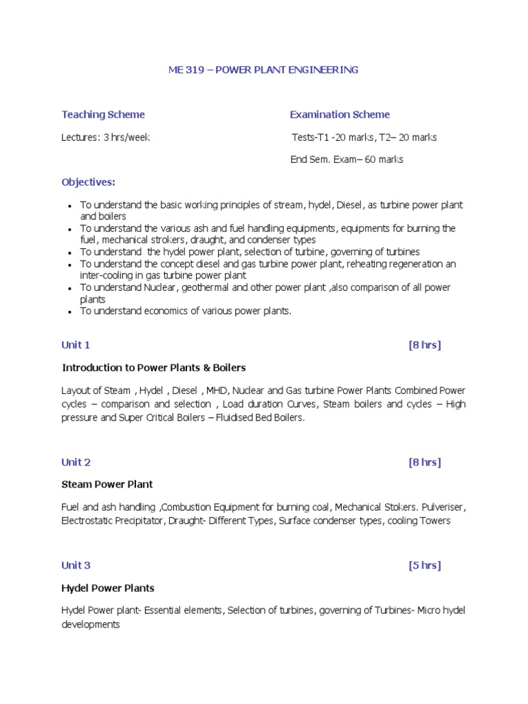 Power Plant Engineering | PDF