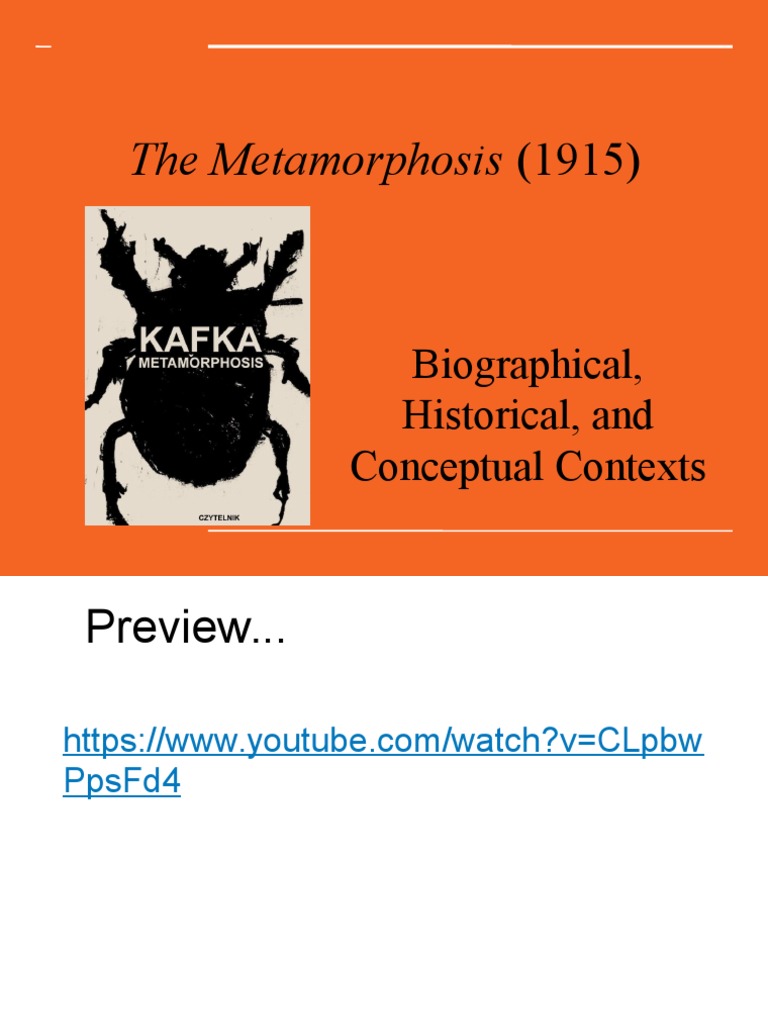 The Metamorphosis | PDF