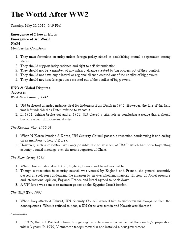 The World After WW2: West New Guinea, 1946 | PDF | United Nations ...