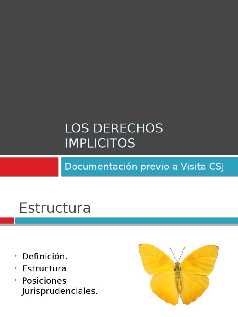 Derechos Implícitos: Definición y Ejemplos | PDF | Derecho ...