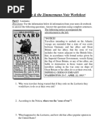 Decoding the Zimmermann Note | PDF