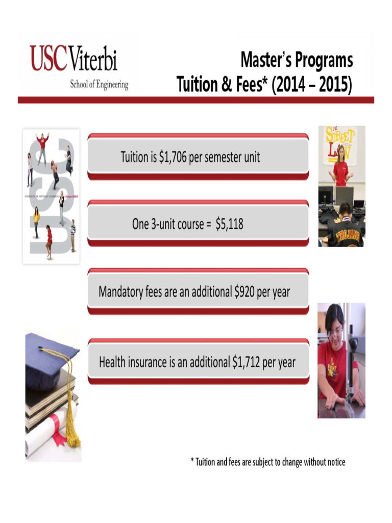 Master's Programs Tuition & Fees (2014 - 2015) : Tuition Is $1,706 Per ...