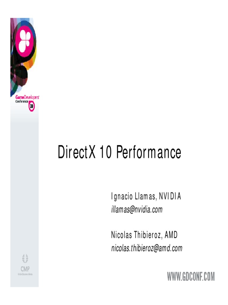 DX10 DX9 Performance | PDF | Shader | Graphics Processing Unit