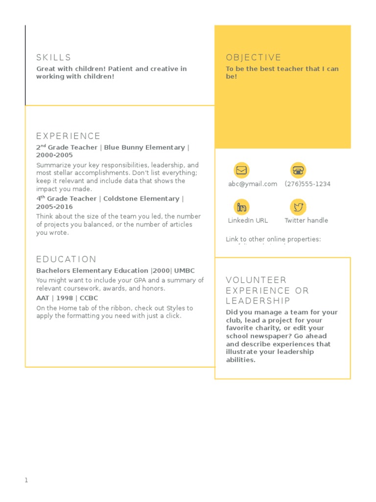 Fake Resume | PDF | Career & Growth