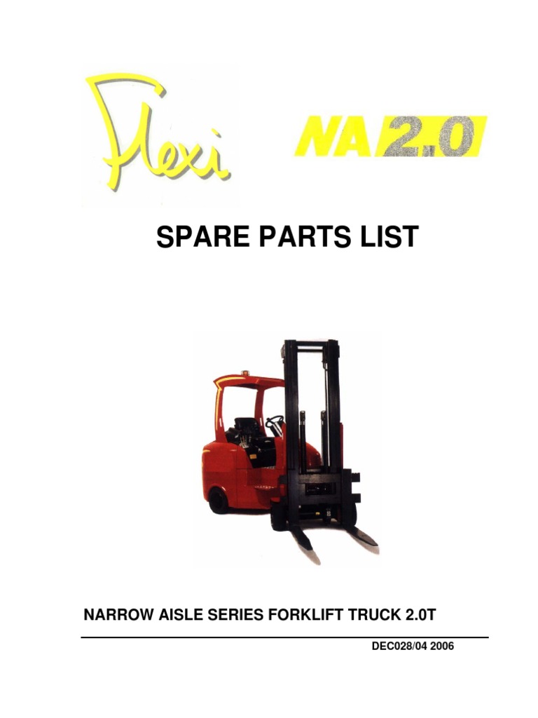 Flexi Spare Parts Lists | PDF | Screw | Bearing (Mechanical)