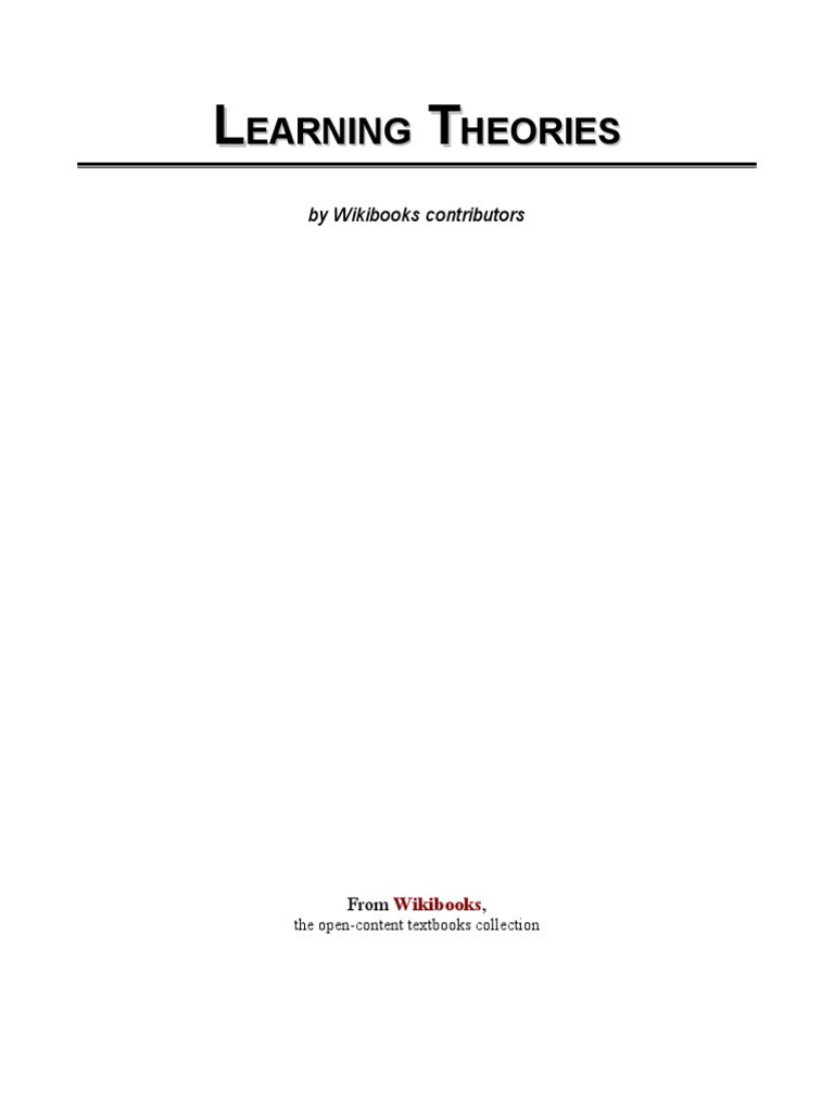 Learning Theories | PDF | Constructivism (Philosophy Of Education ...