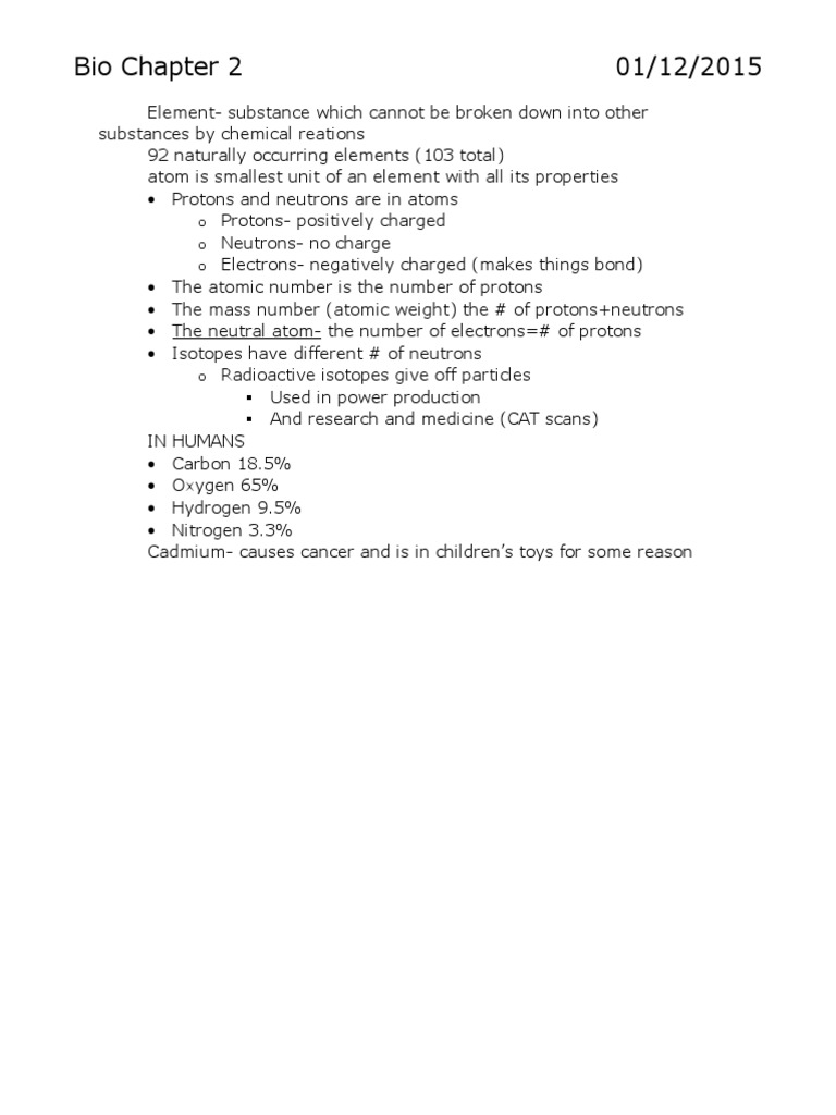 Biography Notes | PDF