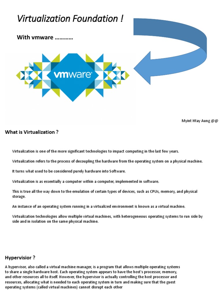Vmware Foundation | PDF | Virtual Machine | Virtualization