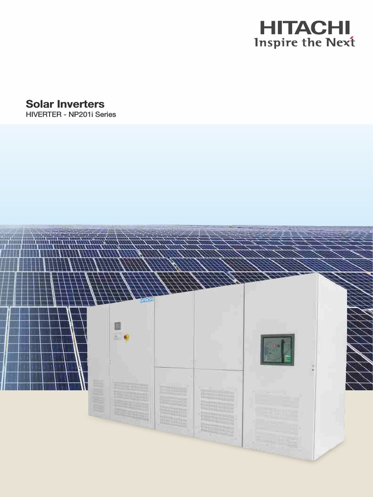 Solar Inverters Hitachi | Power Inverter | Photovoltaics | Free 30-day ...