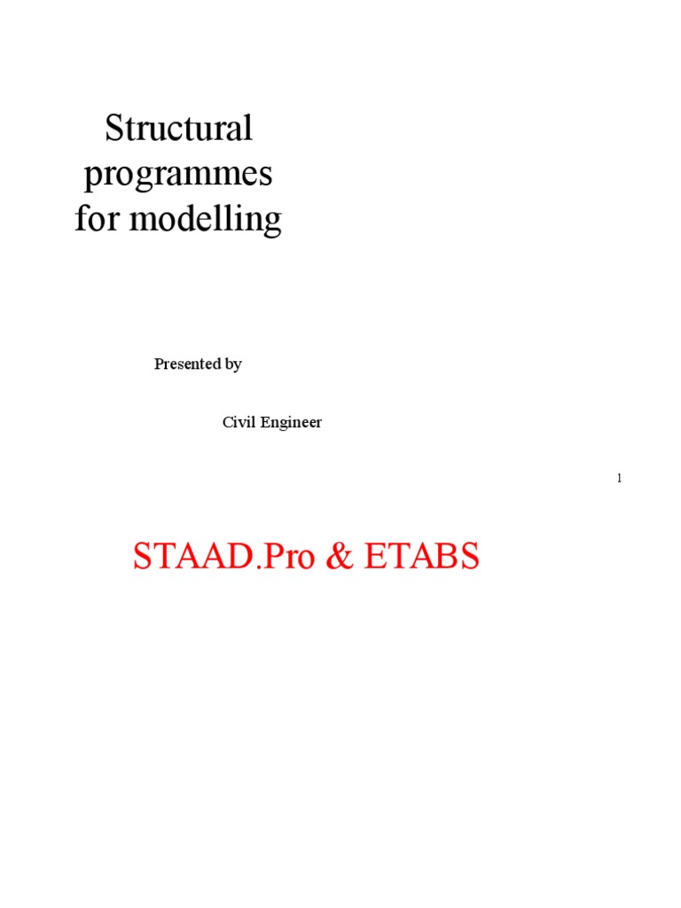 Structural Modeling Programme Guide | PDF | Beam (Structure) | Deep ...