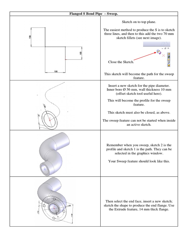 Flanged S Bend Pipe Design Guide | PDF | Home & Garden | Art