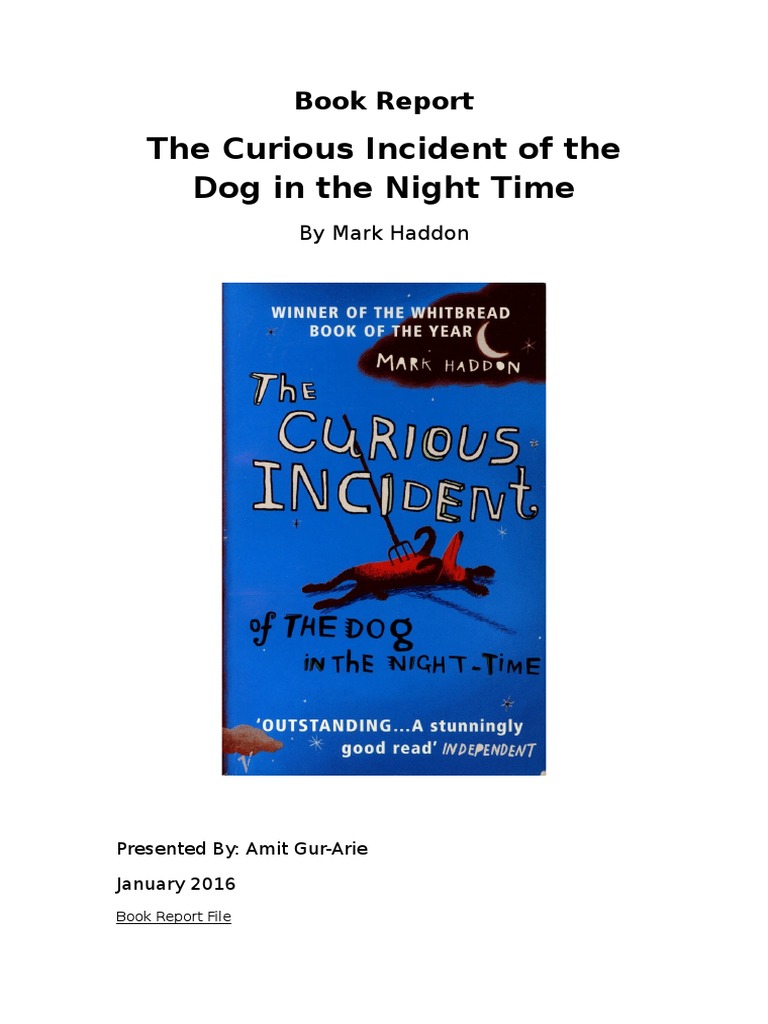 Book Report File The Curious Incident | PDF