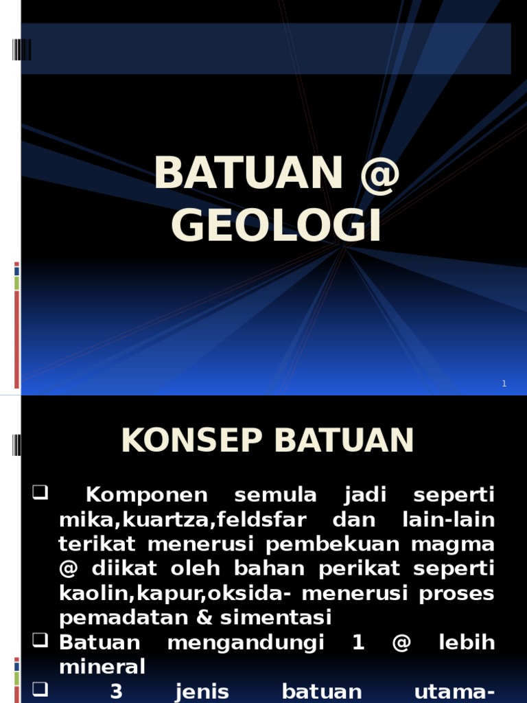Jenis dan Proses Pembentukan Batuan | PDF