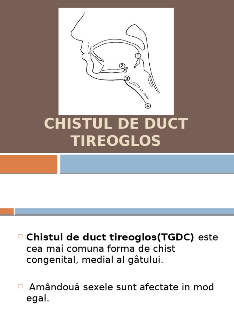 Chistul de Duct Tireoglos | PDF