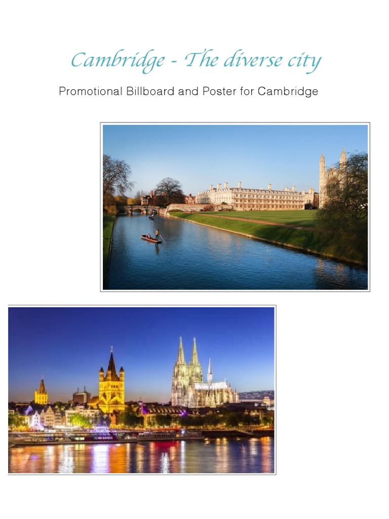 Proposal and Justification | PDF | Billboard | University Of Cambridge