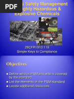 OSHA (PSM) Standard, 29 CFR 1910.119 - PSM of Highly Hazardous ...
