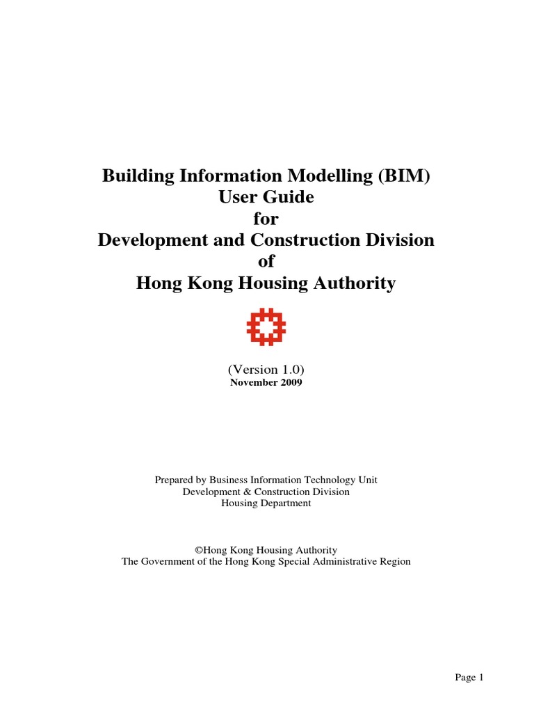 Building Information Modelling (BIM) User Guide For Development and ...