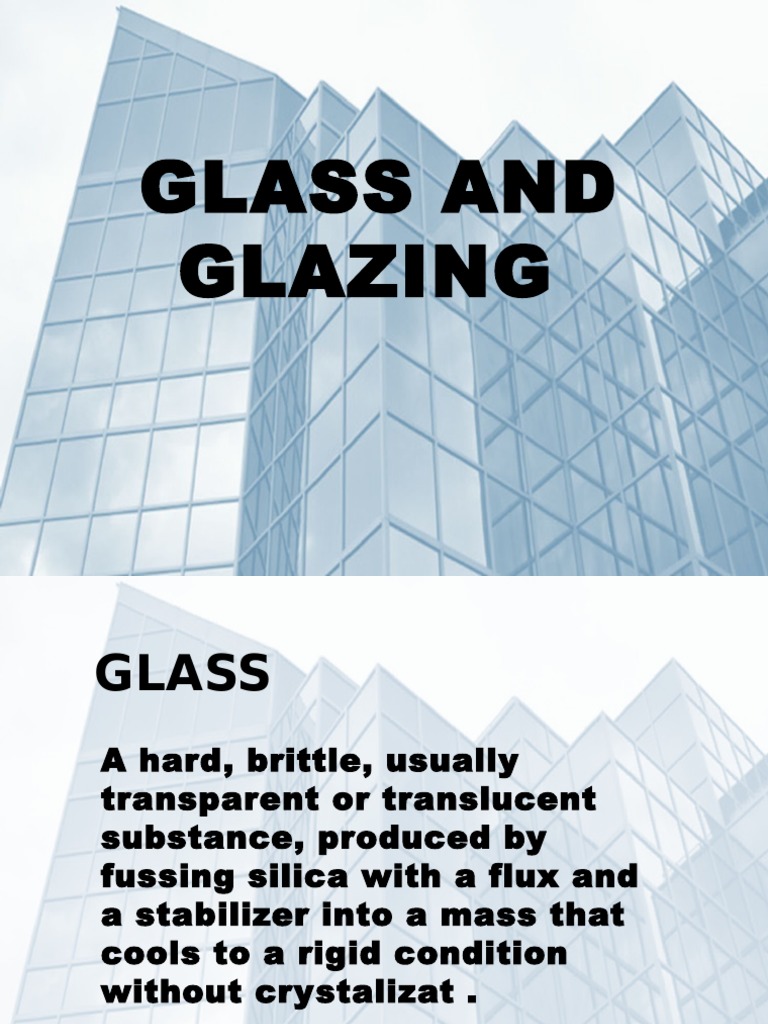 Glass and Glazing | PDF | Glasses | Window