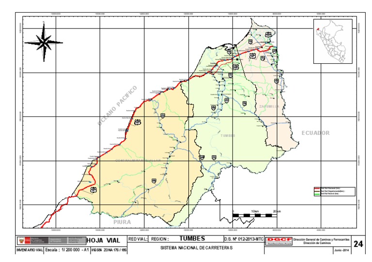 Mapa Político de Tumbes, Perú | PDF | Entretenimiento (general)