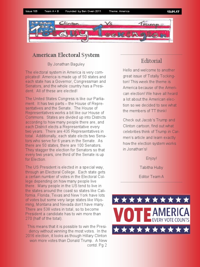 American Electoral System: Editorial | PDF