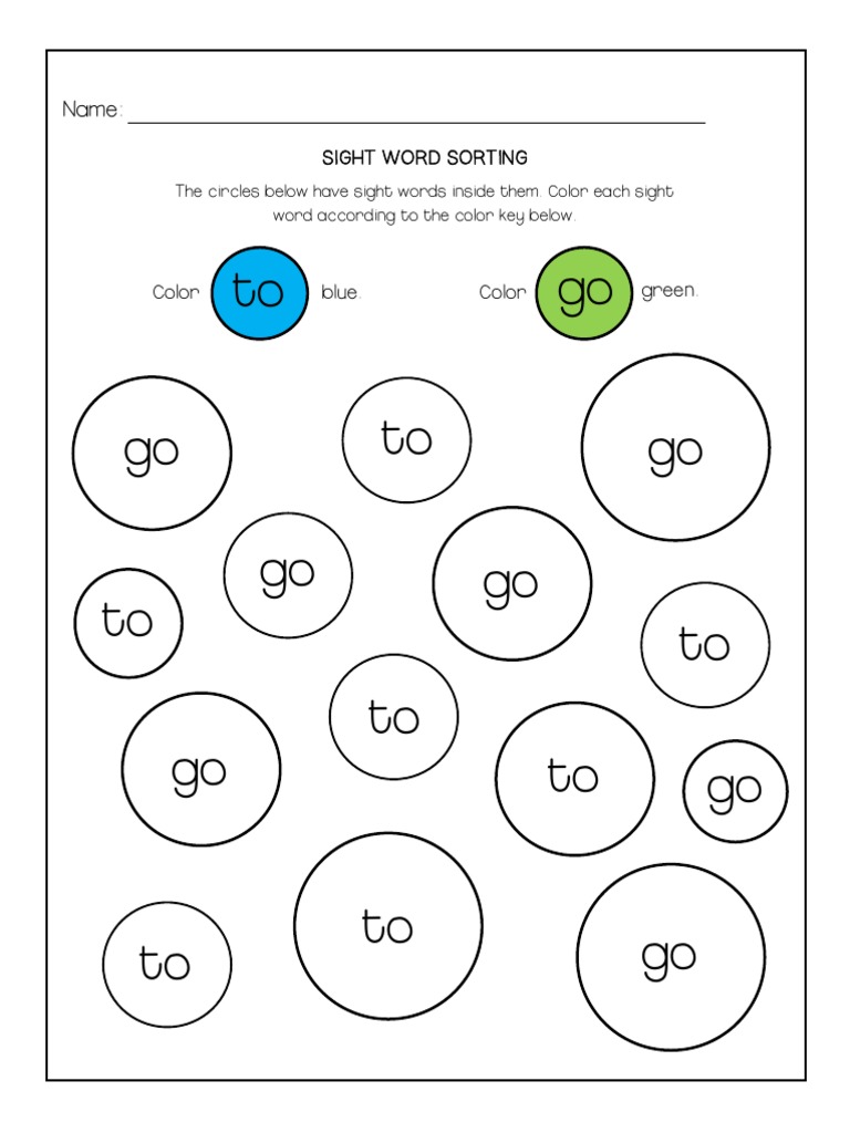 To Go To Go Go Go Go: Name | PDF