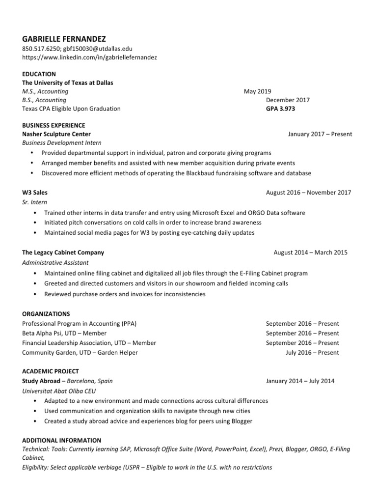PPA Resume | PDF | Business | Communication