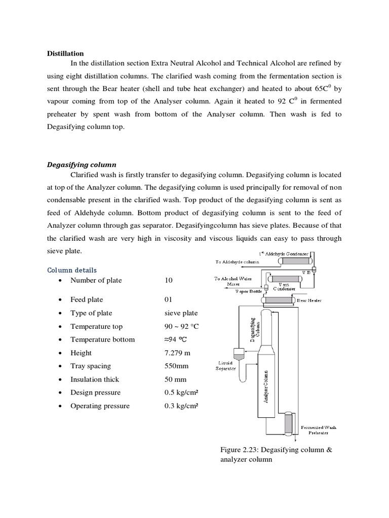 Distillery | PDF | Distillation | Heat Exchanger