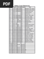 Renata Watch Battery Cross Reference Table | PDF